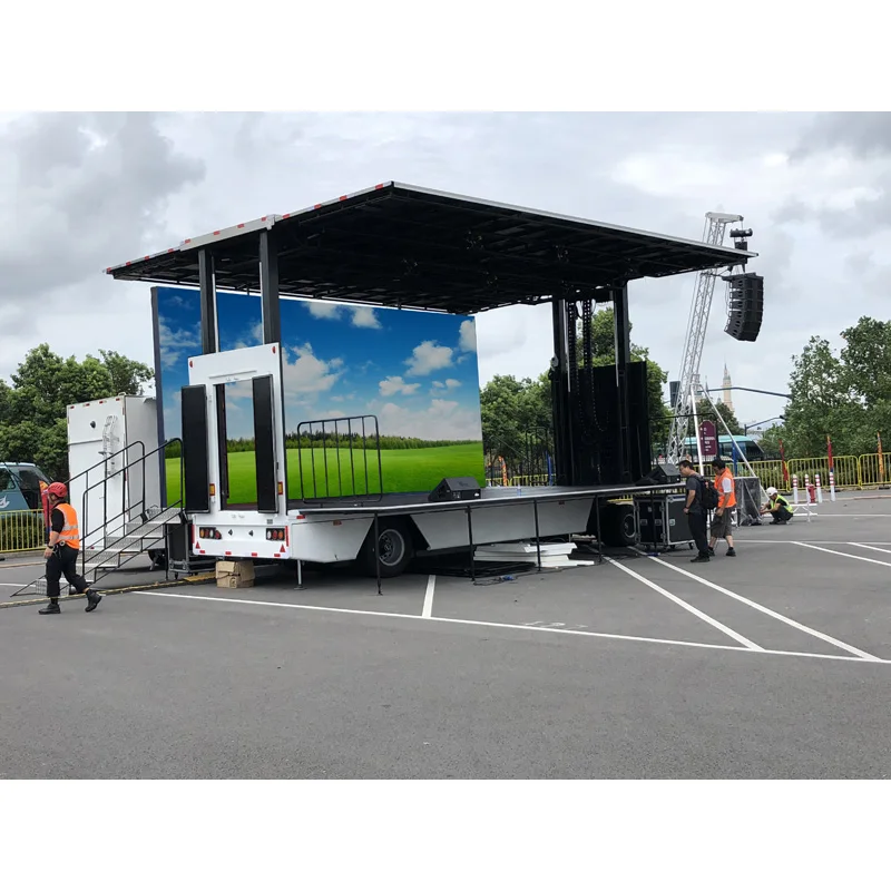 China Optional Color Truck Stage Mobile Trailer Cheap Outdoor Event ...