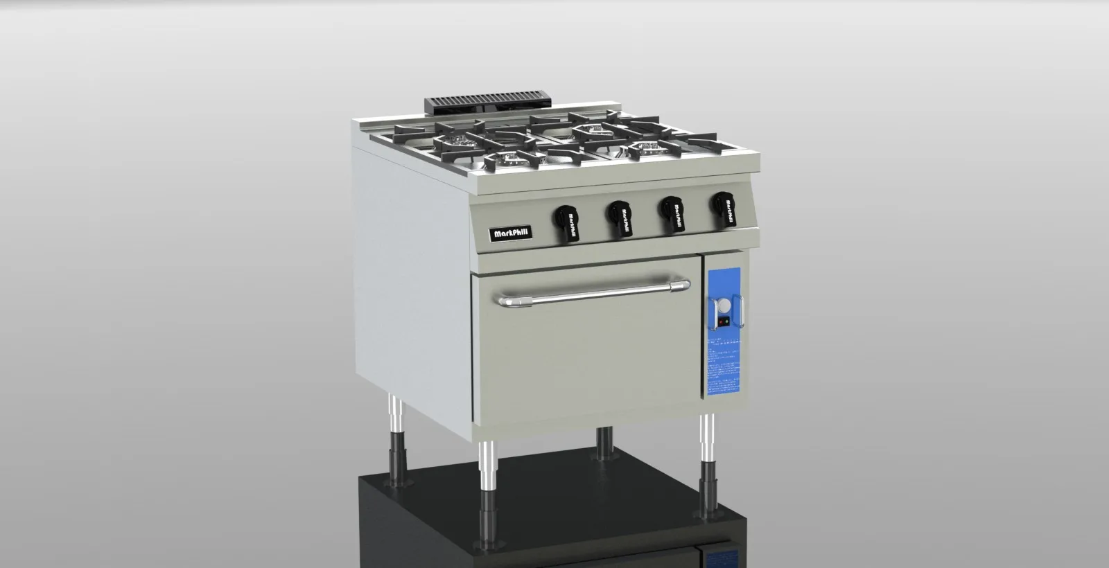 Professional Luxury Kitchen Commercial Stainlesssteel Energy Safety 4 ...