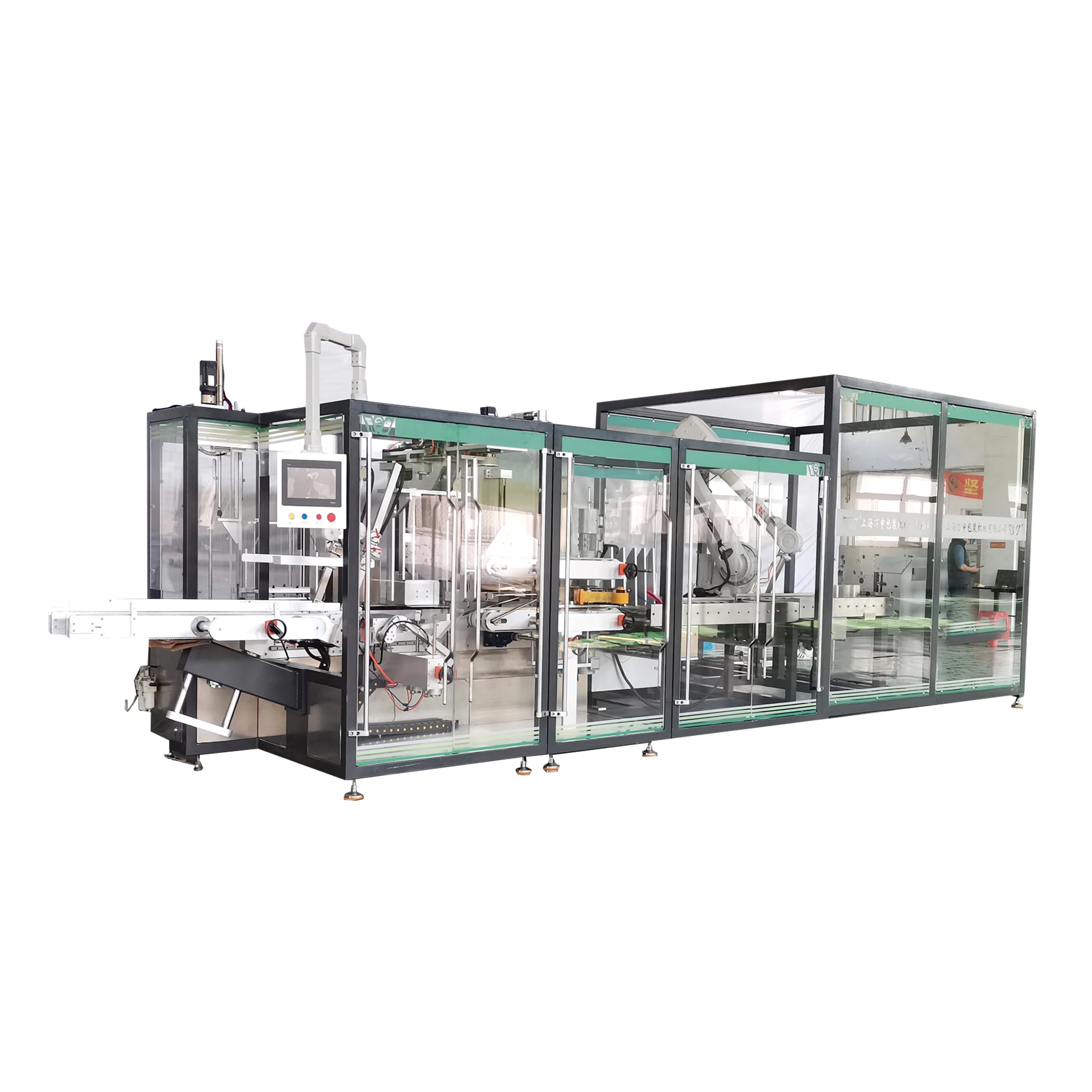 Custom Automatic Carton Box Packaging Machine Boxer Robot For Packing ...