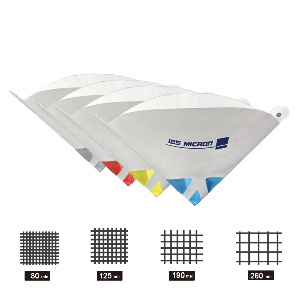 Premium Cone Screen Filters Nylon Mesh Paint Strainers with 190 Micron ...