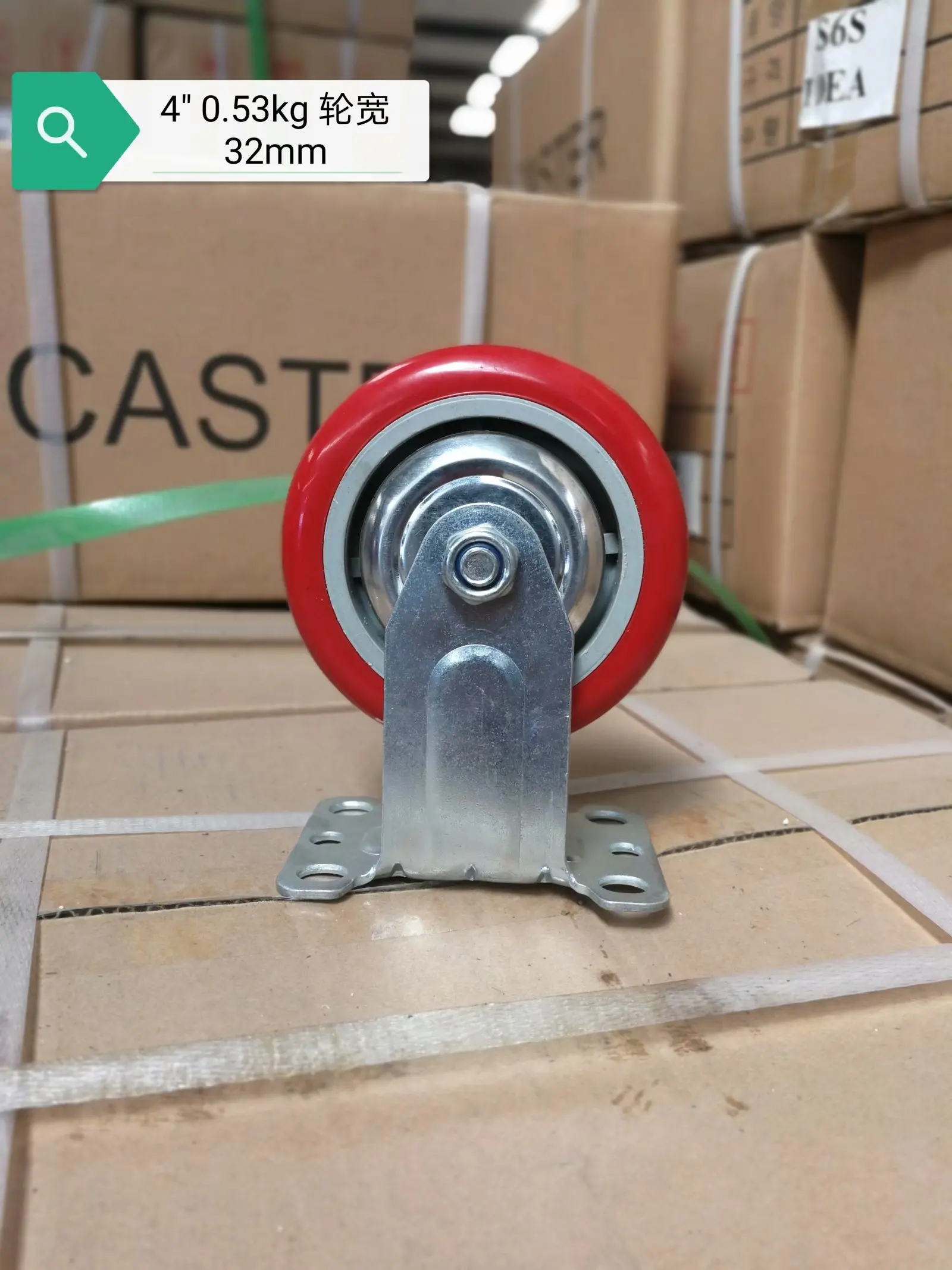 Industrial Fixed/swivel Platform Trolley Caster Wheels 3inch 4inch ...