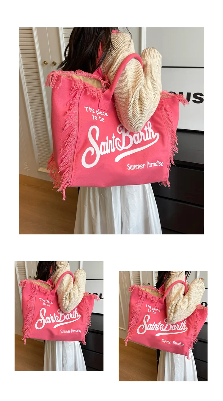 Large Storage Multi-Colors Cotton Cloth Women Girl Hand Bag Hot Summer ...