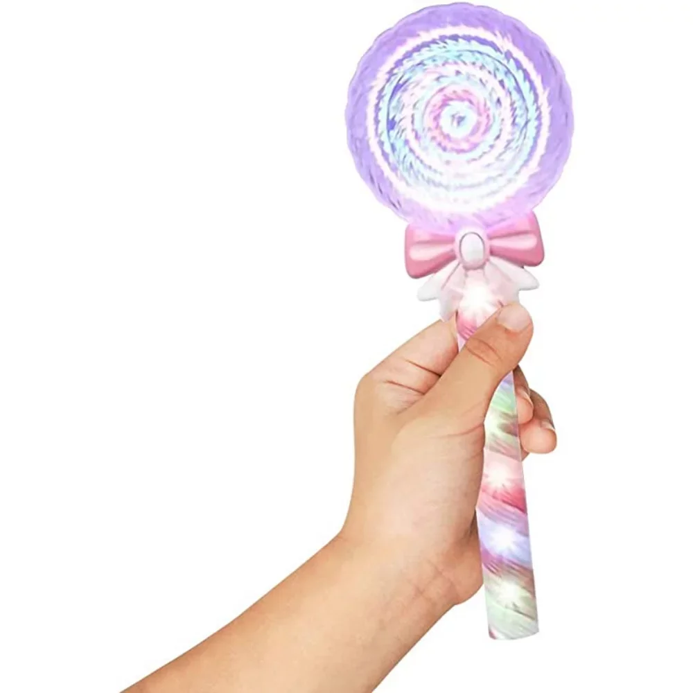Led Plastic Candy Magic Wand - Kid Toys Light up Princess Wand