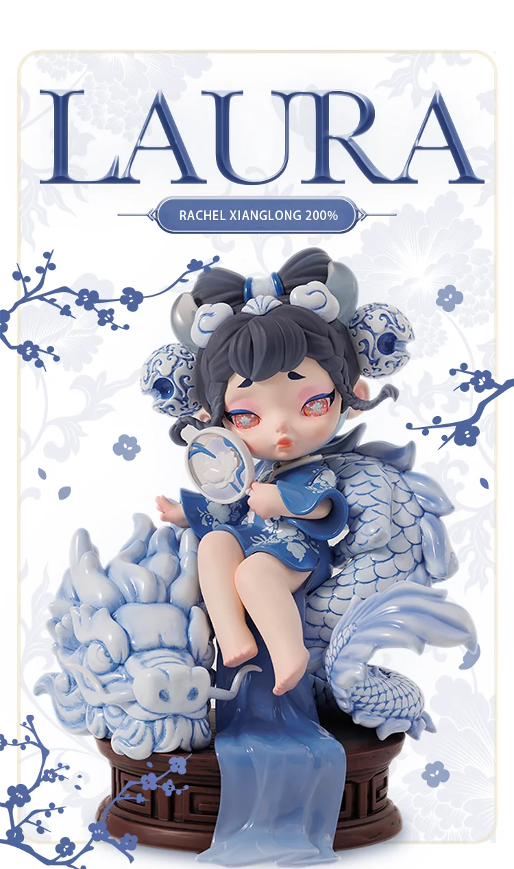 Laura 200% Stereoscopic Resin Cartoon Doll Handmade Customized Blind ...