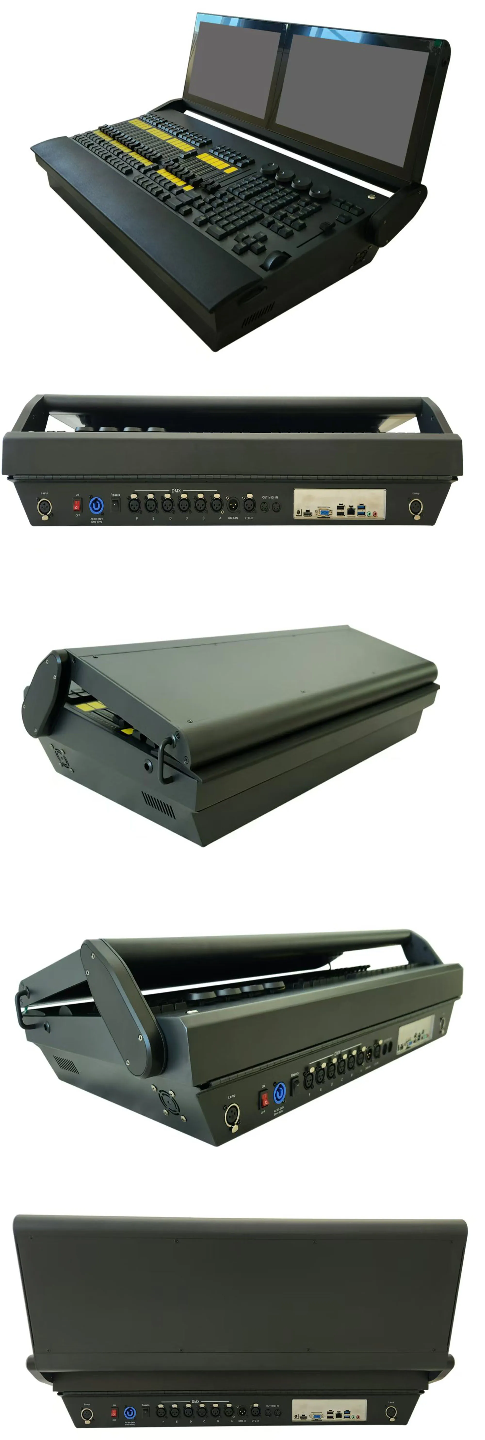 Command Fader Wing Console - Dual Screen DMX Lighting Control