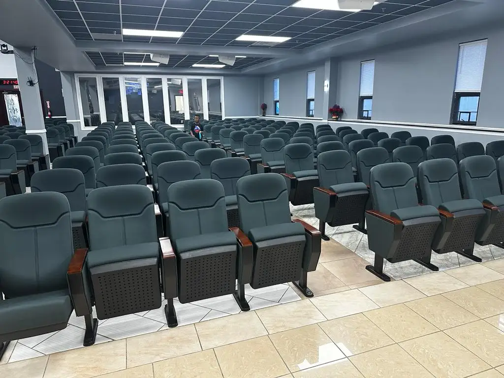 Modern Design Theater Folding Seat Hall Auditorium Chair Plastic Church ...