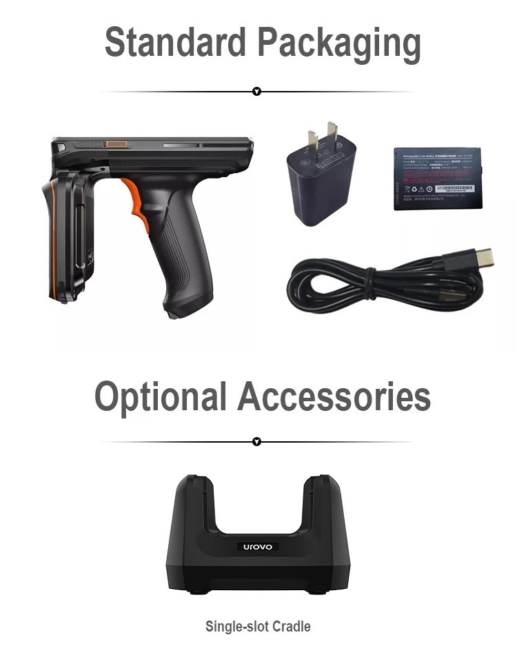 Urovo Dt50u Android 2d Qr Code Rfid Reader Handheld Terminal Pda ...