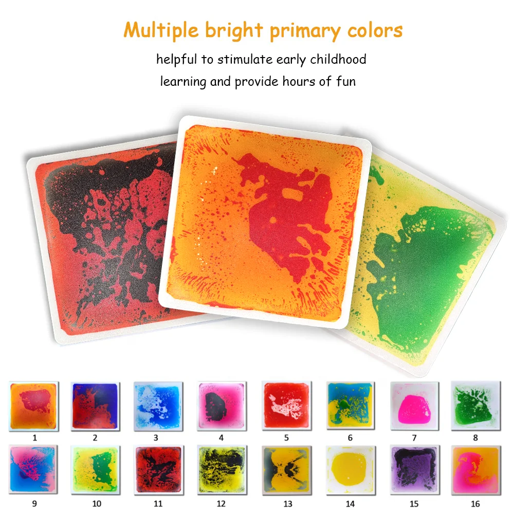 R5 Preschool Autism Product Custom Gel Lava Kids Play Mat Sensory Tiles ...