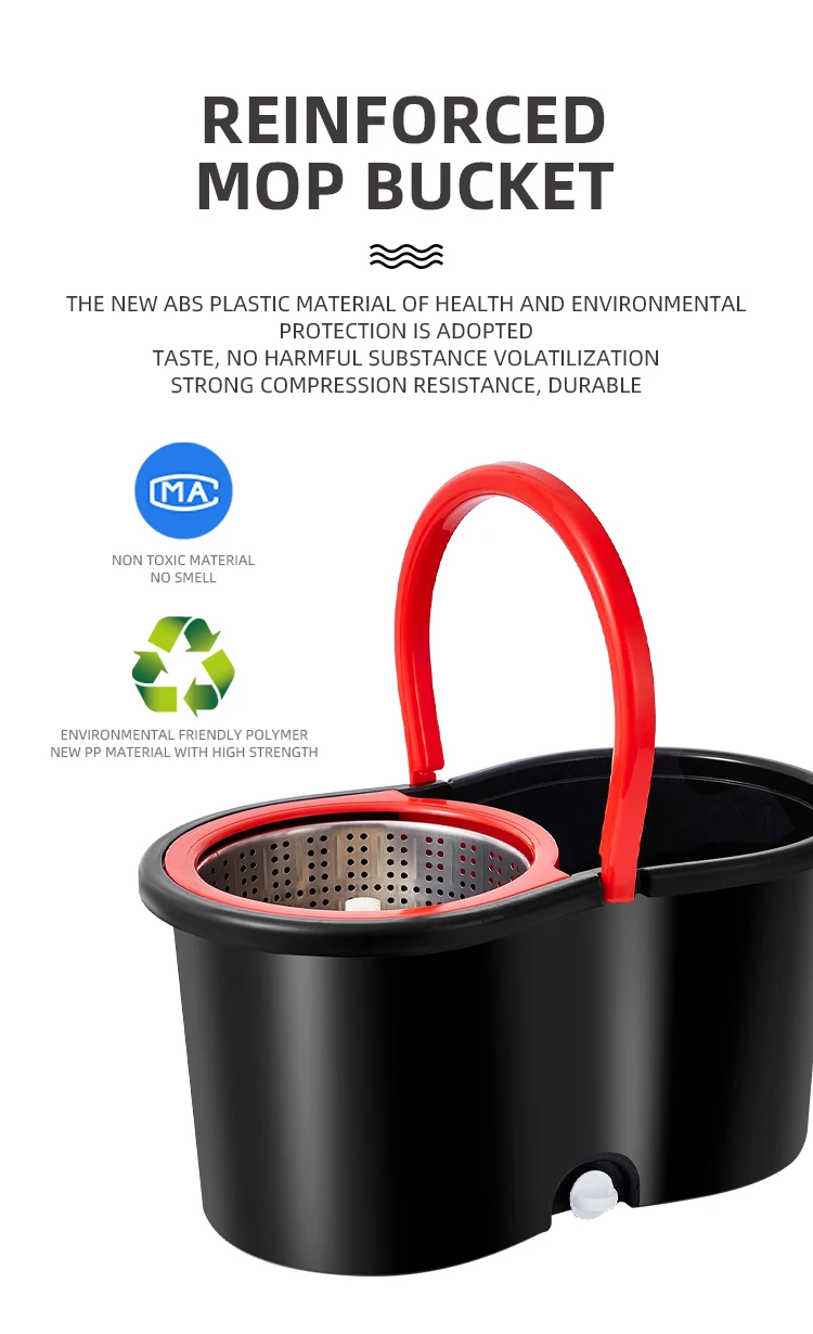 Hot Selling Microfiber Rotating Spinning Mops Rotatable Adjustable Cleaning Floor Magic 360 Spin ...