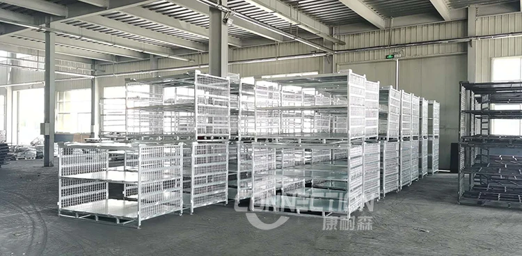 Industrial Warehouse Steel Stacking Pallet Rack With Removable Posts ...
