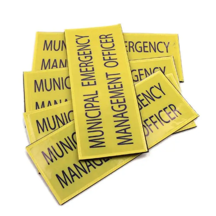 Reflective High Visibility Cloth Vest Custom Logo Pvc Vinyl Reflective ...