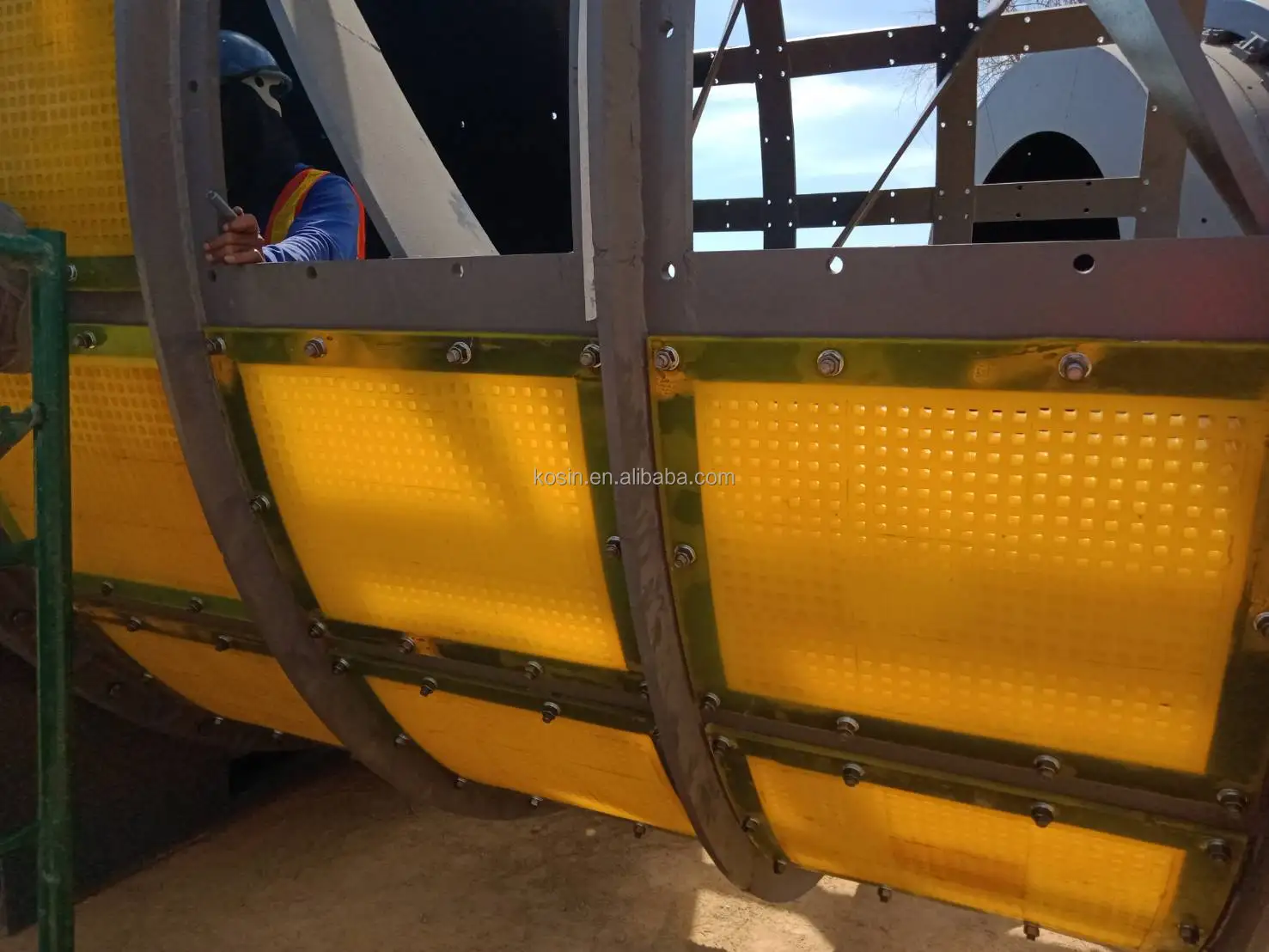 Drum Scrubber Mill Polyurethane Rubber Trommel Screen Panels Pu ...