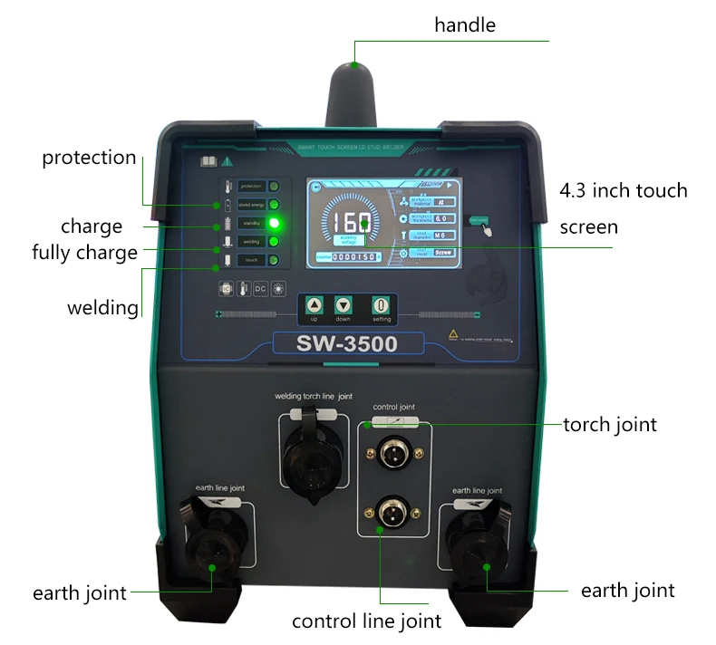 碳钢SW-2500电容器放电螺柱焊机逆变螺柱焊机| Alibaba.com