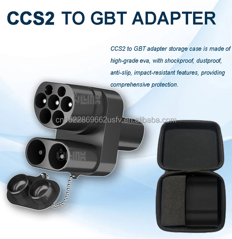 250kw Power Dc Fast Charger Ev Adapter Ccs2 Dc Plug 250a Tesla To Ccs2 ...