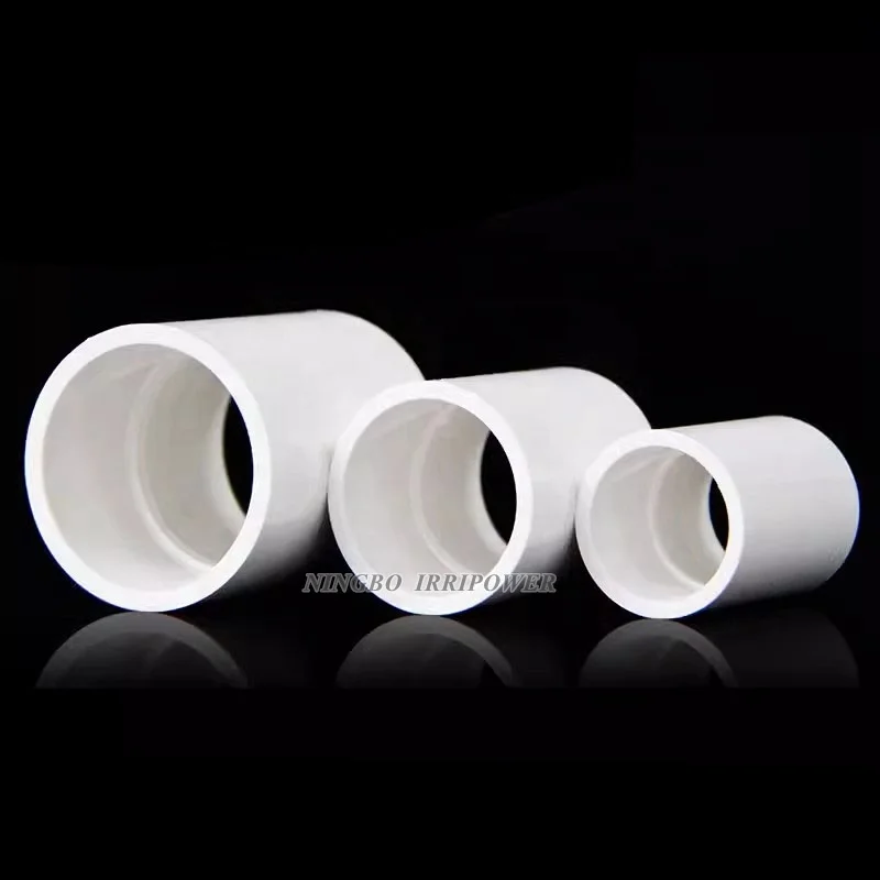 Plastic Pvc Straight Coupling Pipe Fitting Fitting Sleeve Inner Dia 20 ...