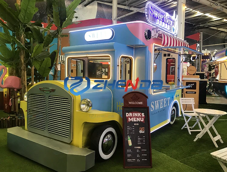 Customized Street Catering Trailer - Mobile Food Truck