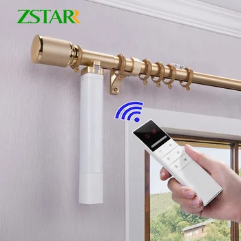 Battery Power Motorized Curtain Rods Set Alexa Smart Home Motorised ...