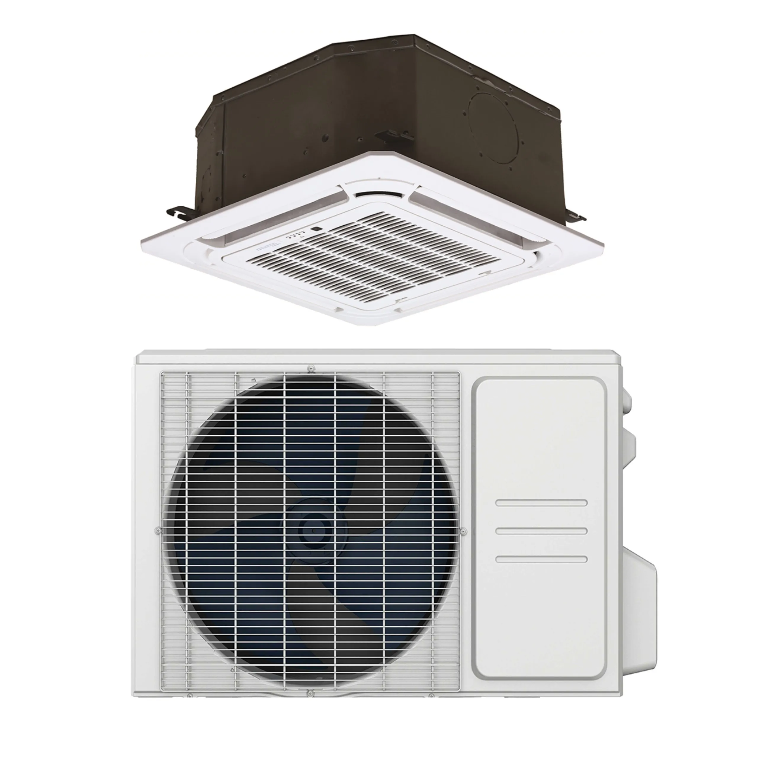 Single Zone Ceiling Cassette Type Air Conditioners 208-230V One Zone ...