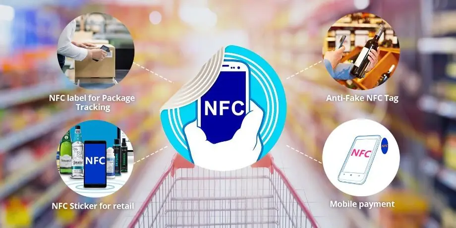 SUNLANRFID Waterproof Passive Anti Metal NFC Sticker Tag