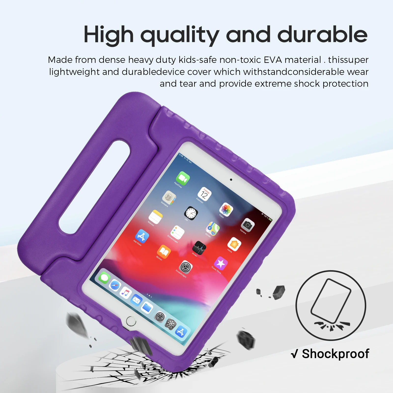 Hgd For Ipad 10.9 Inch Universal Kids Eva Foam Shockproof Case With ...