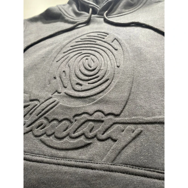 Custom 3D Embossed Men's Hoodie & Crewneck Sweatshirt