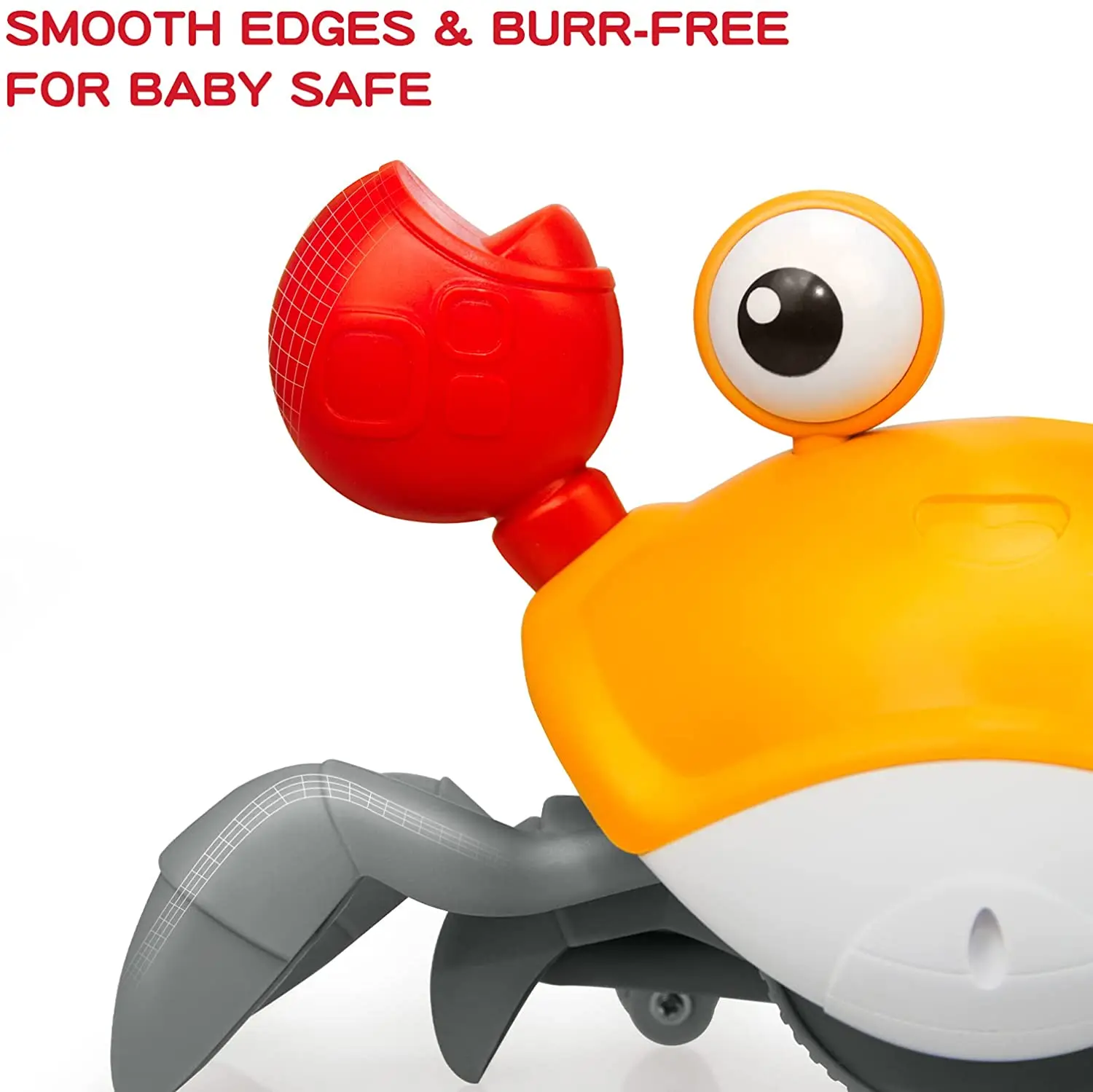 Crawling Crab Toy Sensor Obstacle Avoidance Function With Music And Led ...