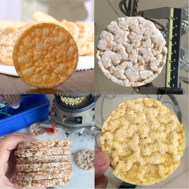 Manual Korean Popped Rice Oats Corn Barley Cake Machine