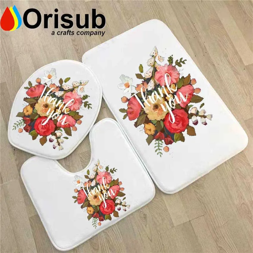 ORISUB Sublimation blank bathroom mats for printable| Alibaba.com