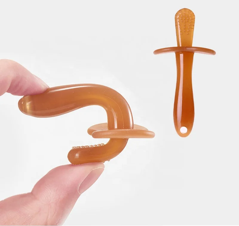 2020 New Silicone Rubber Baby Pacifier Teether With Anti-choke Safe ...