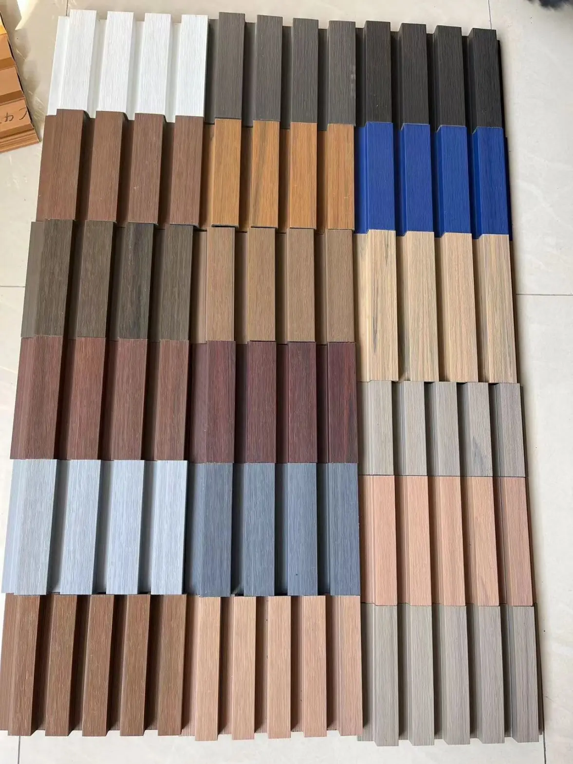 Exterior Wpc Wall Cladding Wood Grain Roofing/ceiling Wpc Timber Facade ...