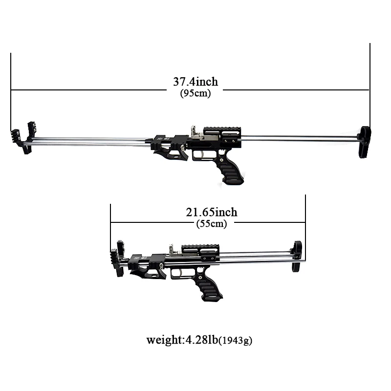 Paintball-guns Slingshot with Laser Darts Crossbow Hunting