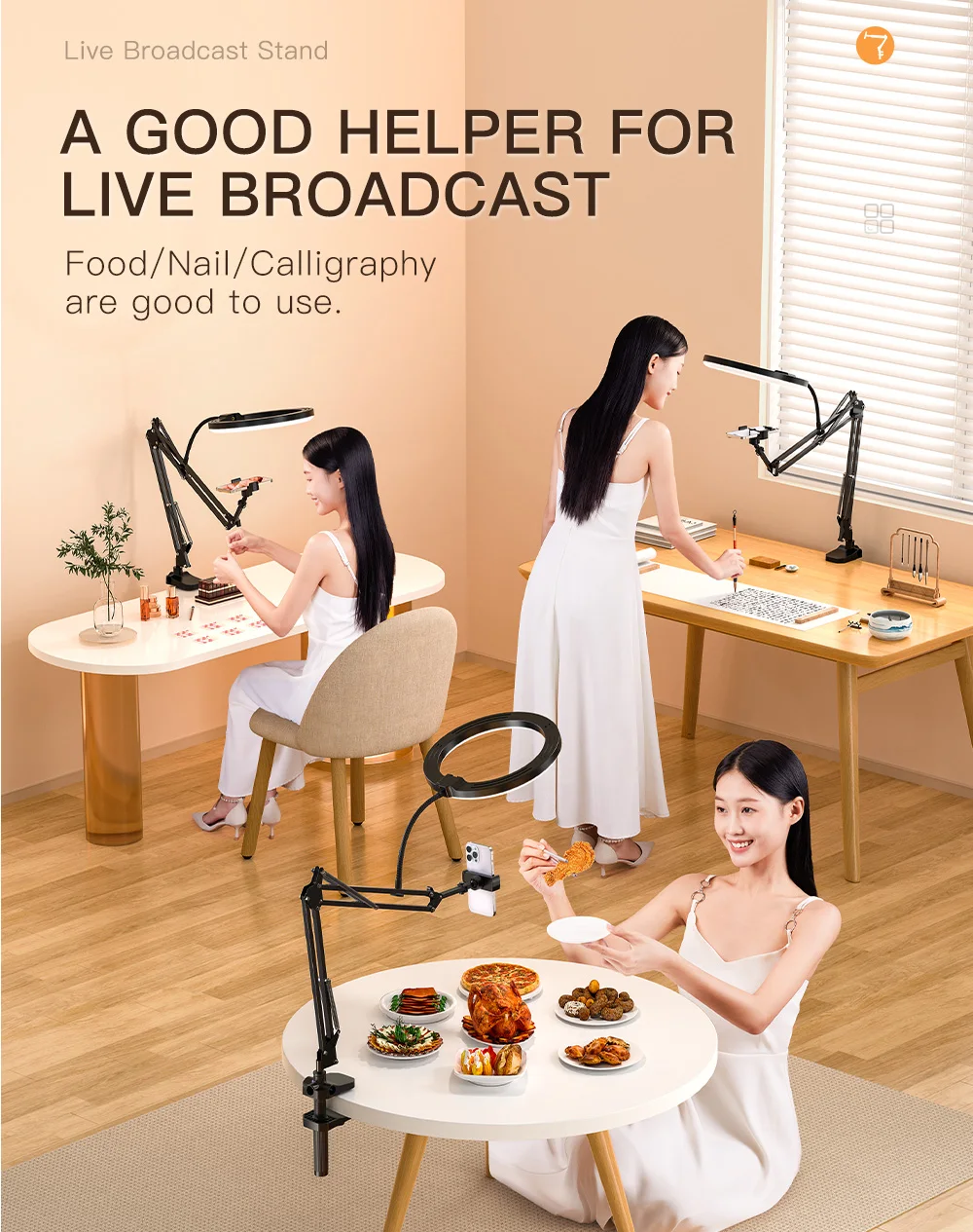 Ring Light 360 F1 Modern 10 Inch Ring Light With Phone Stand Circle Led ...