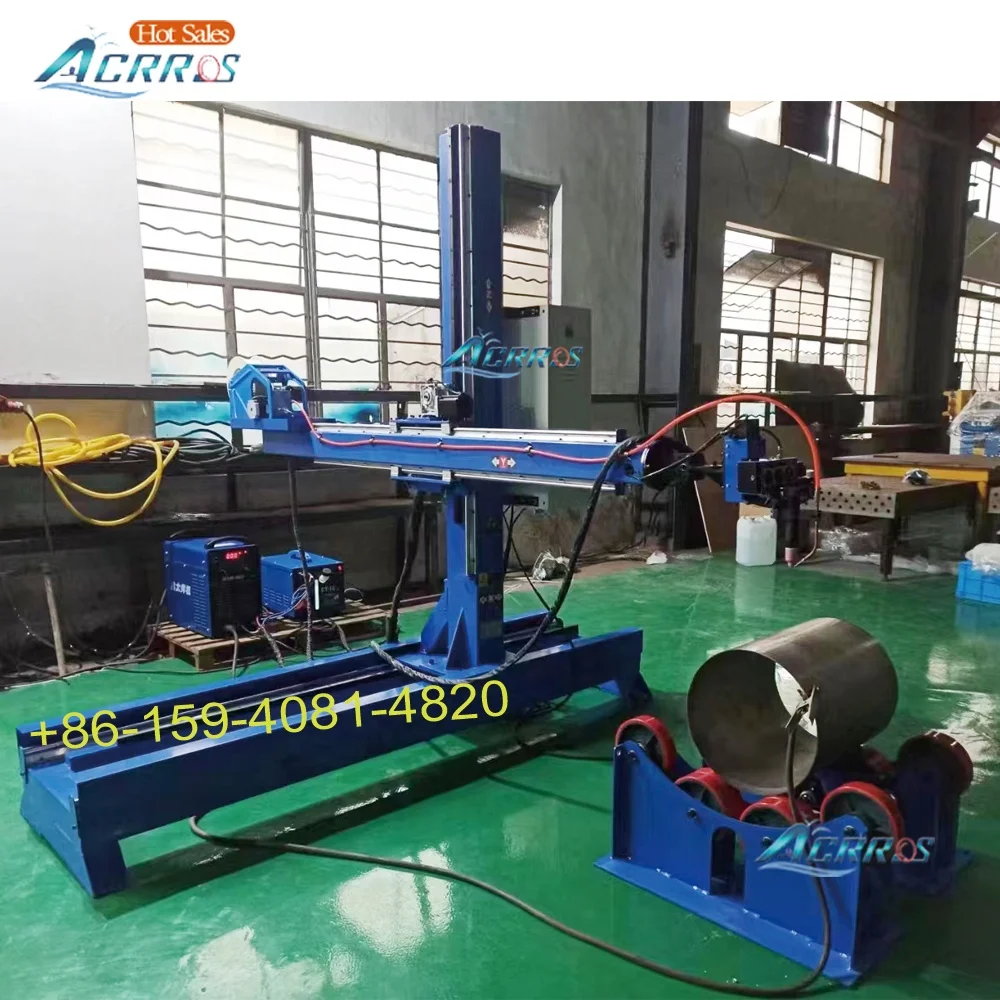 Argon TIG Welding Manipulator welding rotator Steel cylinder 1500mm ...