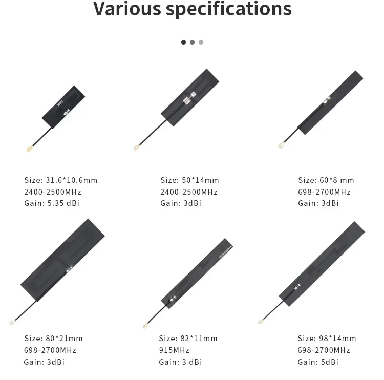 Internal 4g Ufl Antenna Ipex Connector 1.13 Cable Built-in Fpc Antenna ...