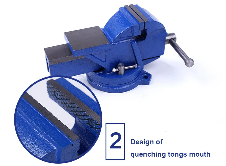 3/4/5/6/8/10 Inch Cast Iron Bench Vise - Precision & Durability