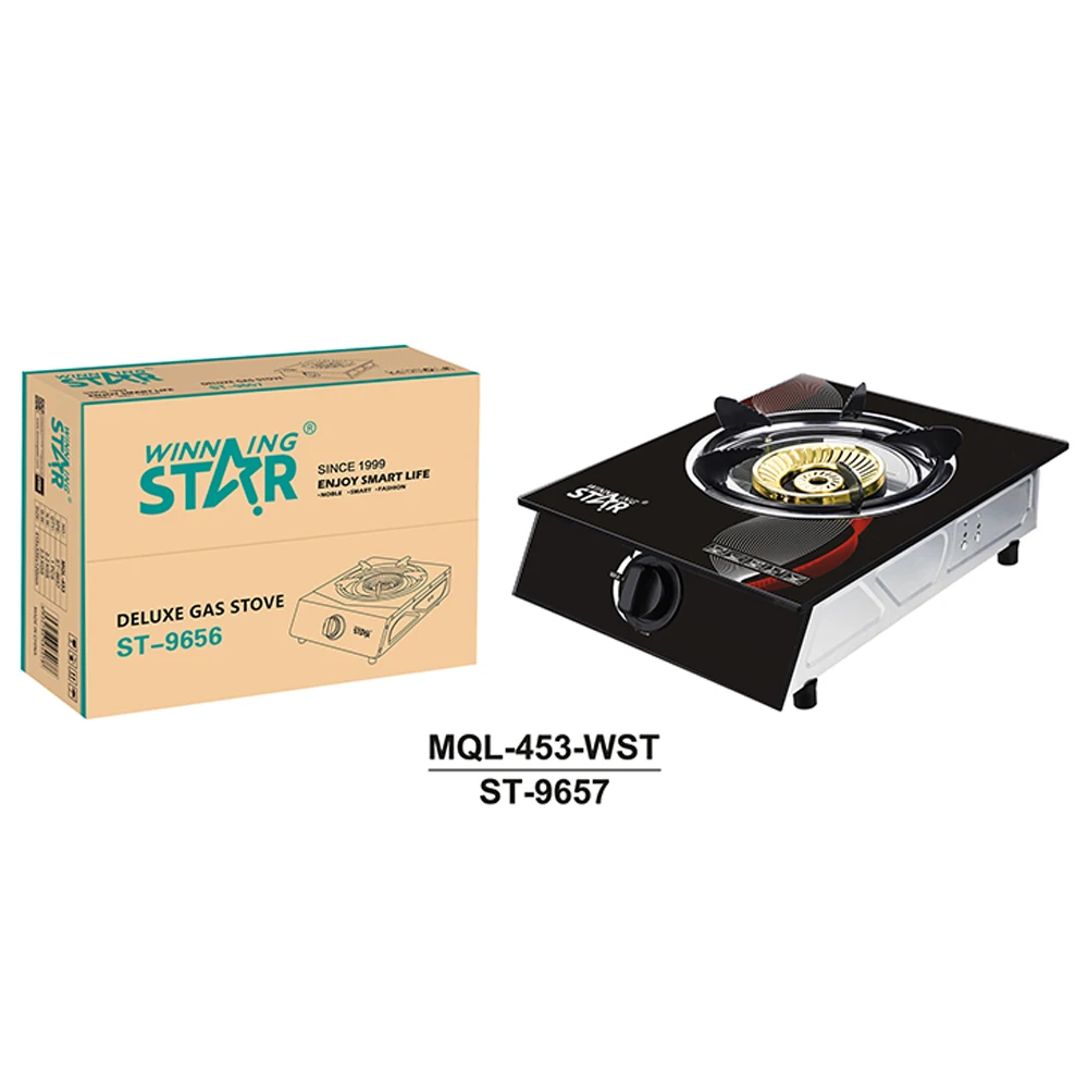 Winning Star Electronic Ignition Twin-gun Cast Iron St-9657 One Burner ...
