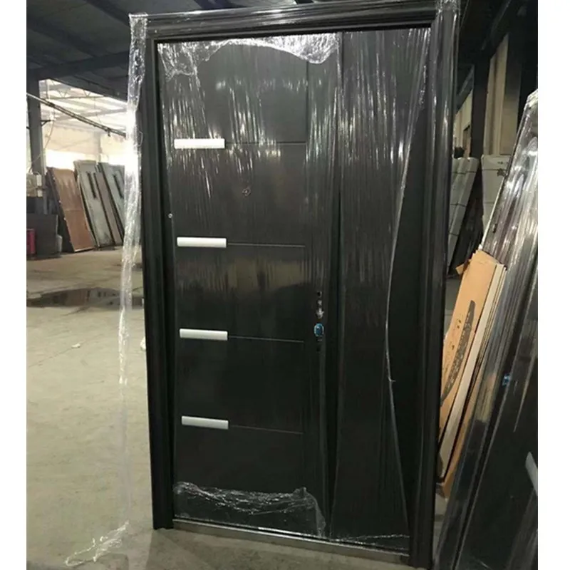 Hot Sale Security Steel Door One And Half Door Design Home Main Gate ...