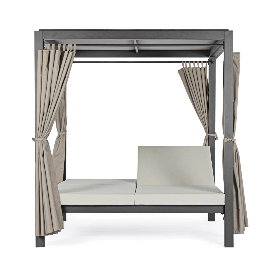 Modern Cosy Resort Outdoor Furniture Outdoor Daybed Sun Bed Aluminum ...