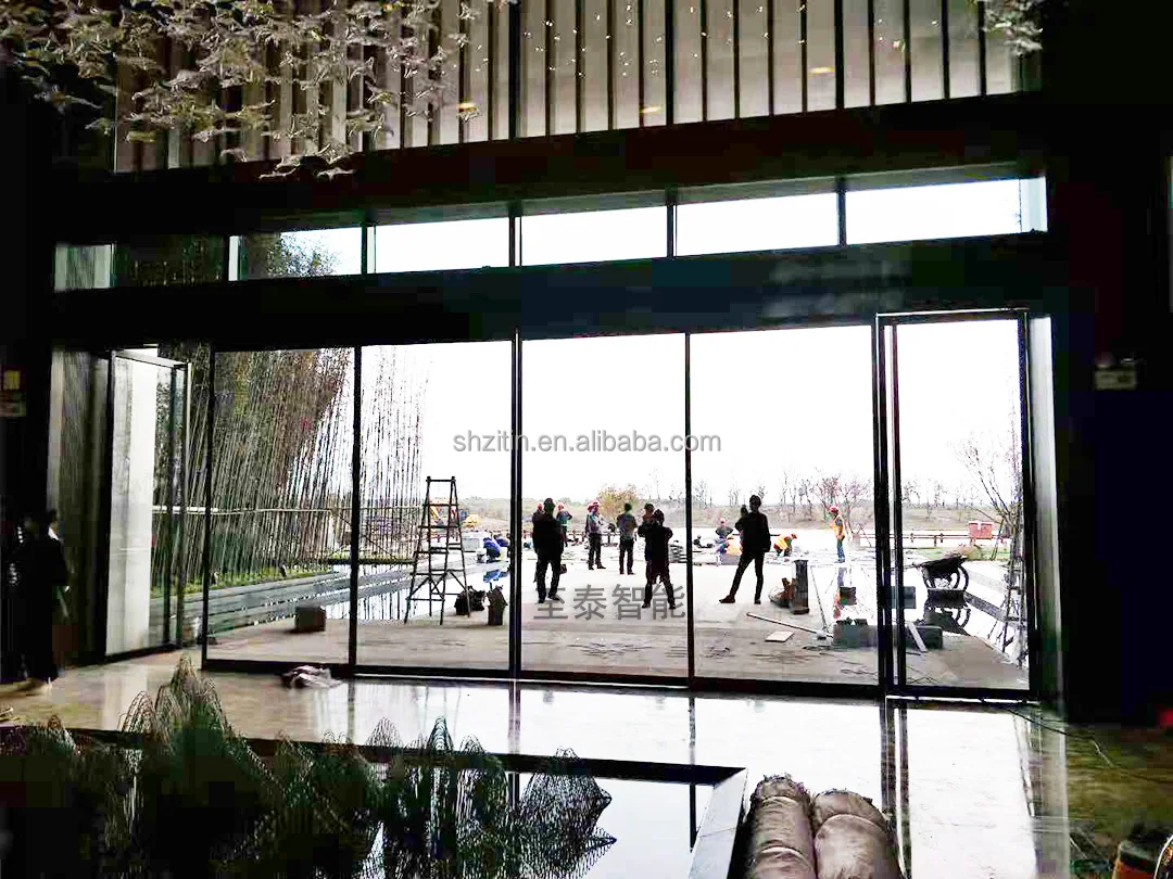 Dormakaba ES200 Modern Automatic Sliding Glass Doors - Windproof ...