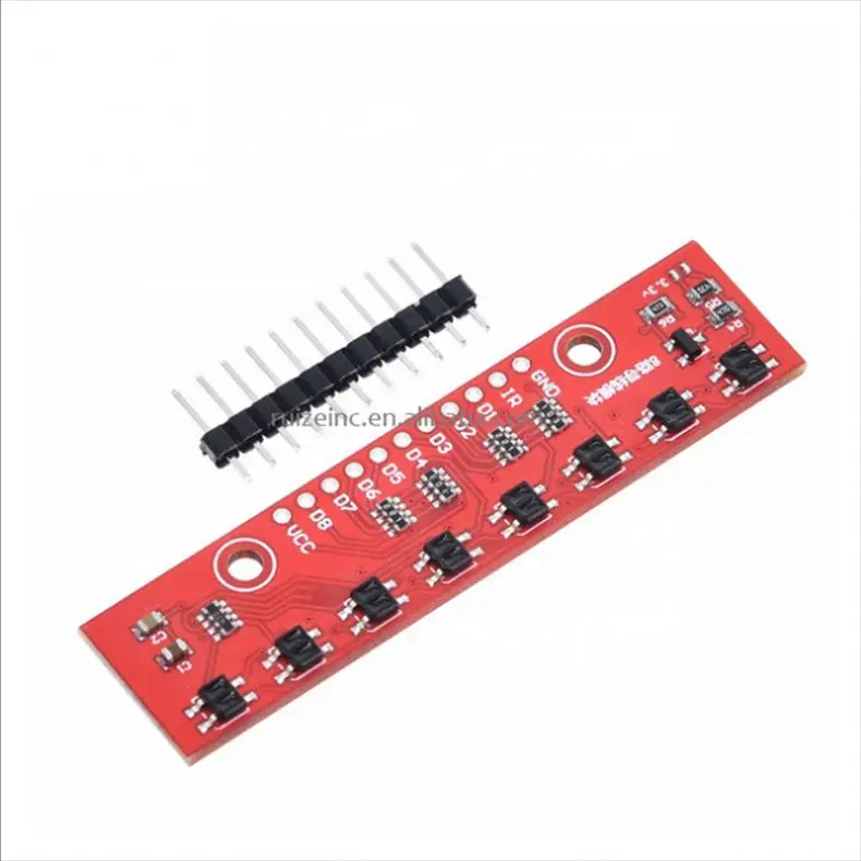 8 Channel IR Tracking Sensor Mode 8 CH Infrared Line Track Trace Detect ...