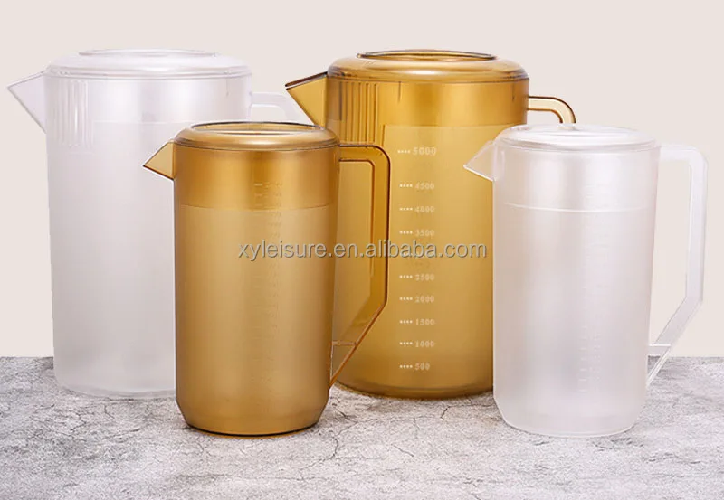 Large Capacity PP Plastic Bubble Tea Pot Fruit Juice Jug Beverage ...