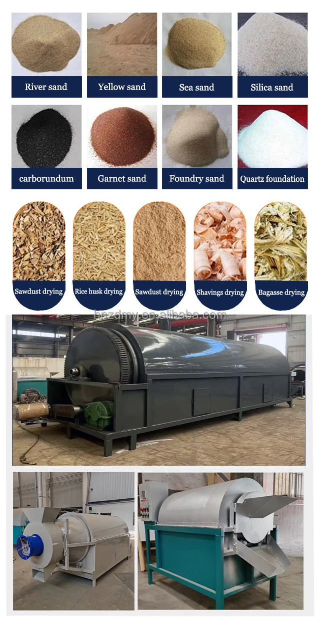 Rotary Drum Dryer Rice Grain Dryer In Kenya For Yellow Corn Maize Rice ...