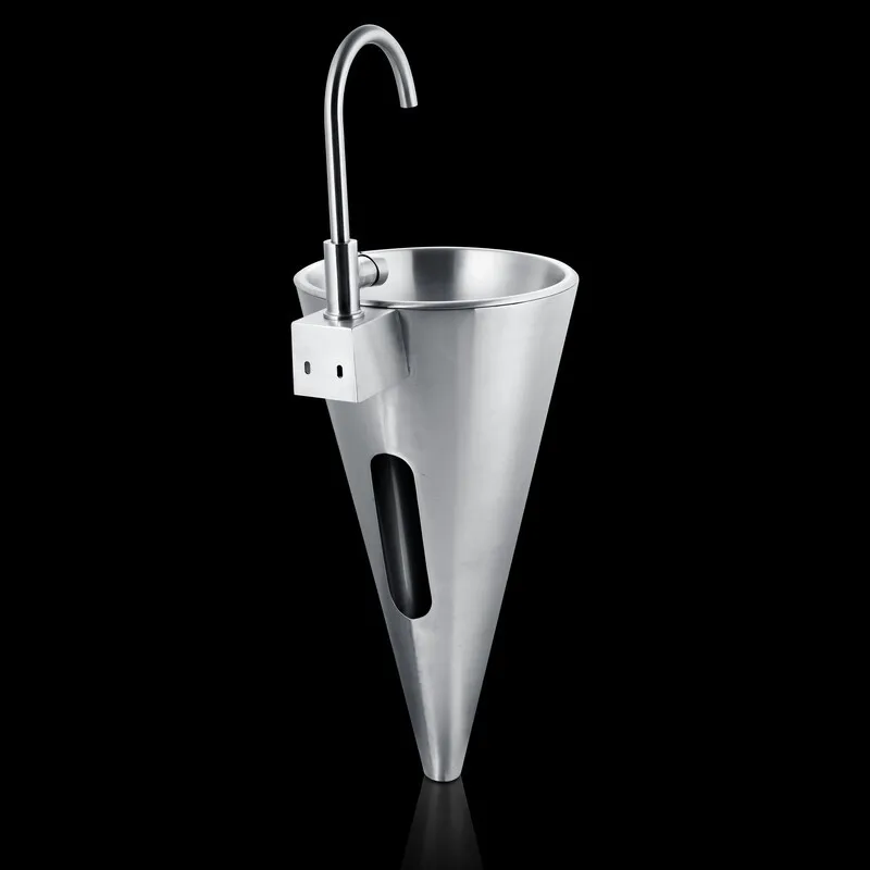 Cone Shaped Freestanding Wash Hand Basin Modern Bathroom Sink Factory ...