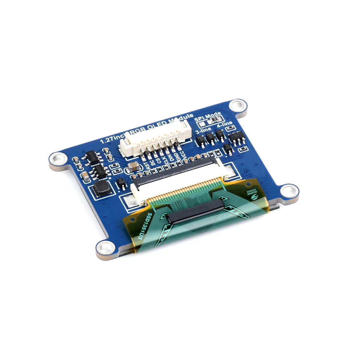 Raspberry Pi/STM32 1.27-inch RGB OLED Display Module SSD1351 Chip SPI electronics components ...