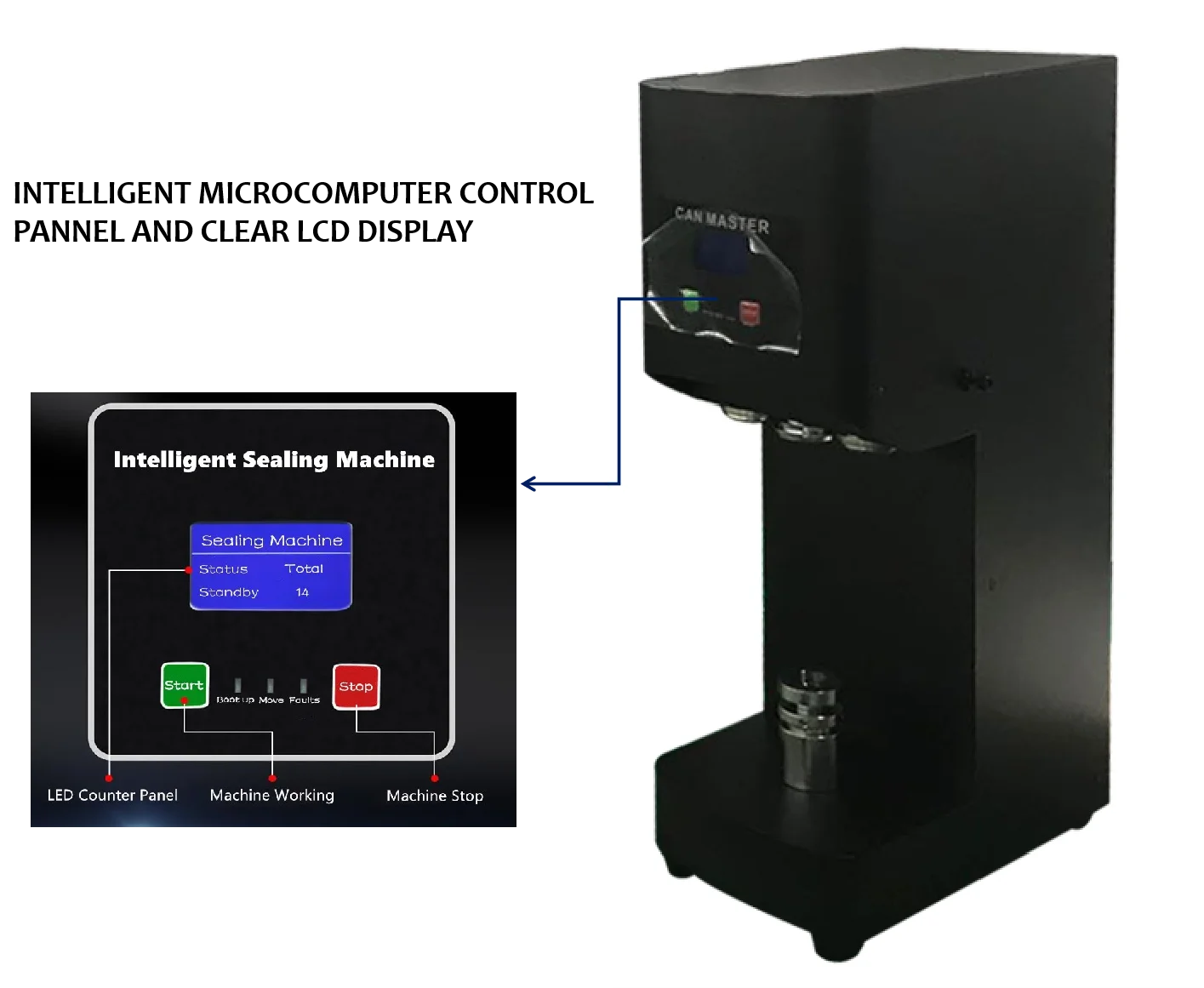 Portable New Upgrade Automatic Can Sealer - Efficient & Reliable