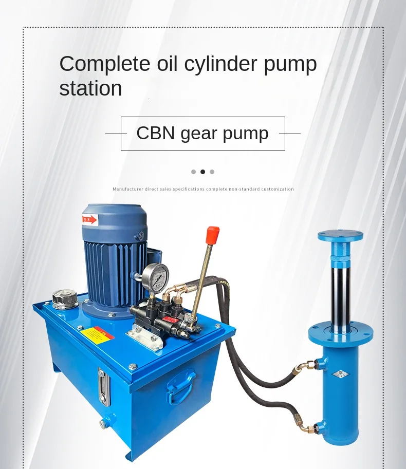 Hydraulic Pump Station 380v 20 Ton Cylinder Manual Valve Press Baler ...