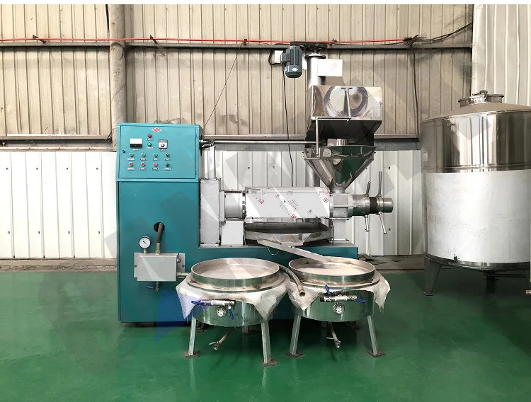 Small Sunflower Residual/cace Screw Press Machine Oil Expeller - Buy ...