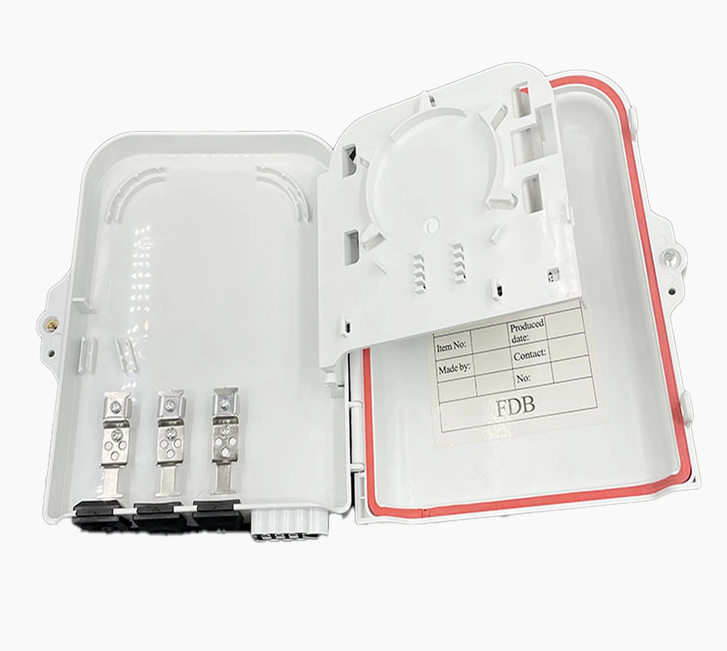 8 Core Ftth Box Plc 4 Tray Optical Distribution Box 2 In 6 8 Port Nap ...