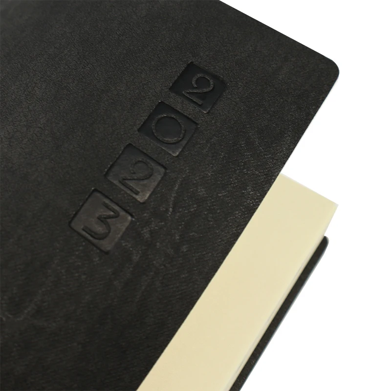Black Diary Soft Cover Cheap Bulk Journal A5 Customizable Diary Fitness ...
