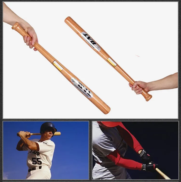 Professional Beech Wood Baseball Bat Outdoor Sports Batting Practice ...